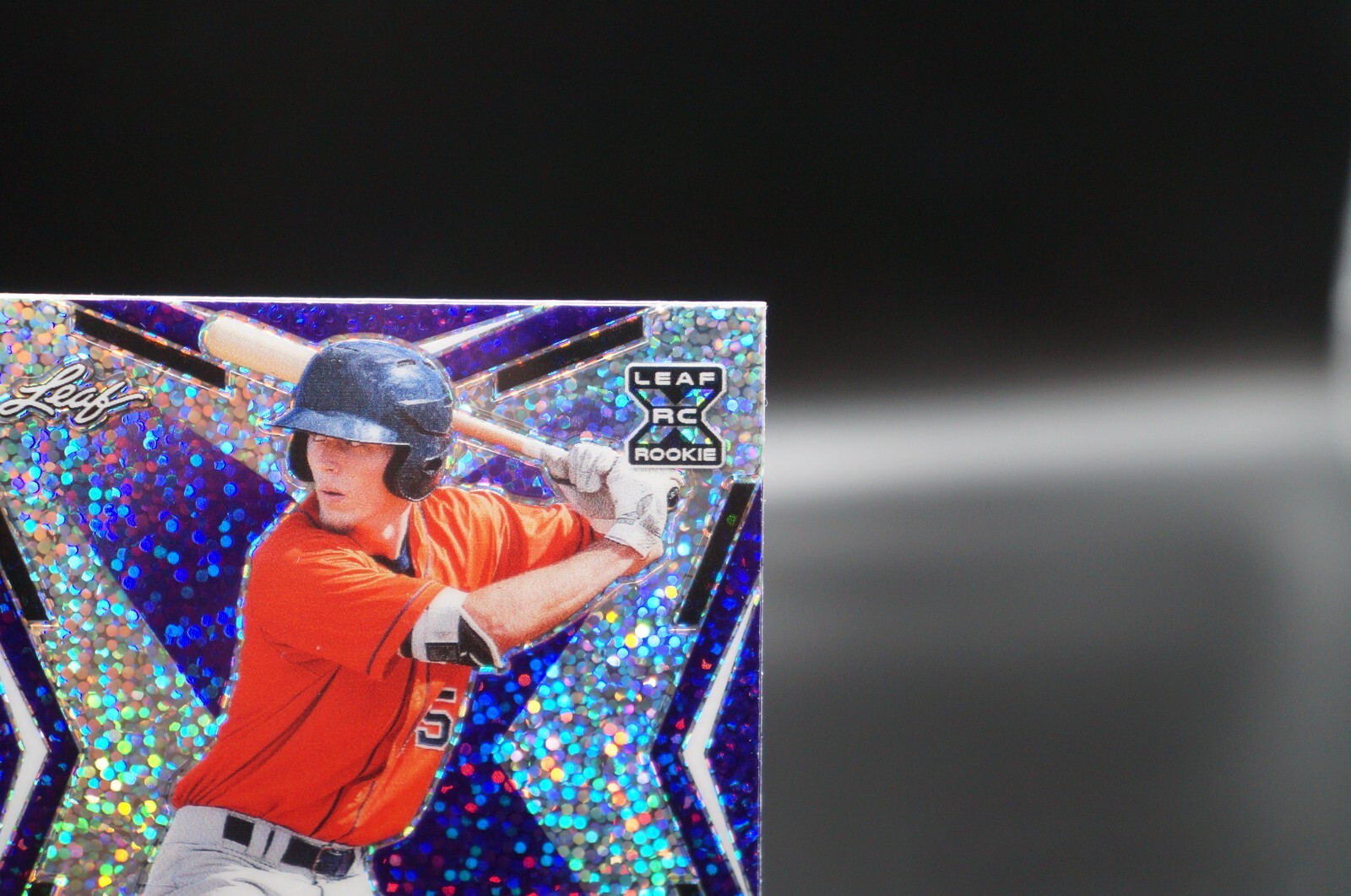 EVAN CARTER 2020 Leaf Flash Purple AUTO Card #'d 6/35 Texas Rangers ...