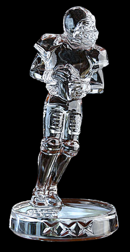 Waterford CRYSTAL Football Player FIGURINE MADE IN IRELAND NIB | eBay