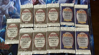 MTG Magic the Gathering 1993 Vintage Antiquities Booster Pack | eBay