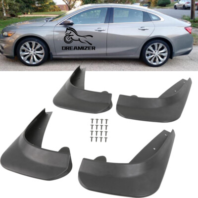 For Chevy Chevrolet Malibu 4x Front & Rear Mud Flaps Splash Guards ...