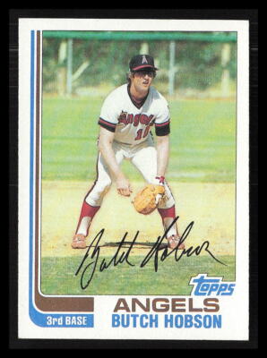 Butch Hobson 1982 Topps #357 California Angels | eBay