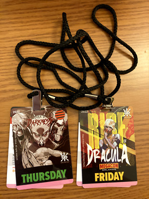 Megacon 2022 Set of 2 Thur Fri Tickets with Clip on Lanyards | eBay