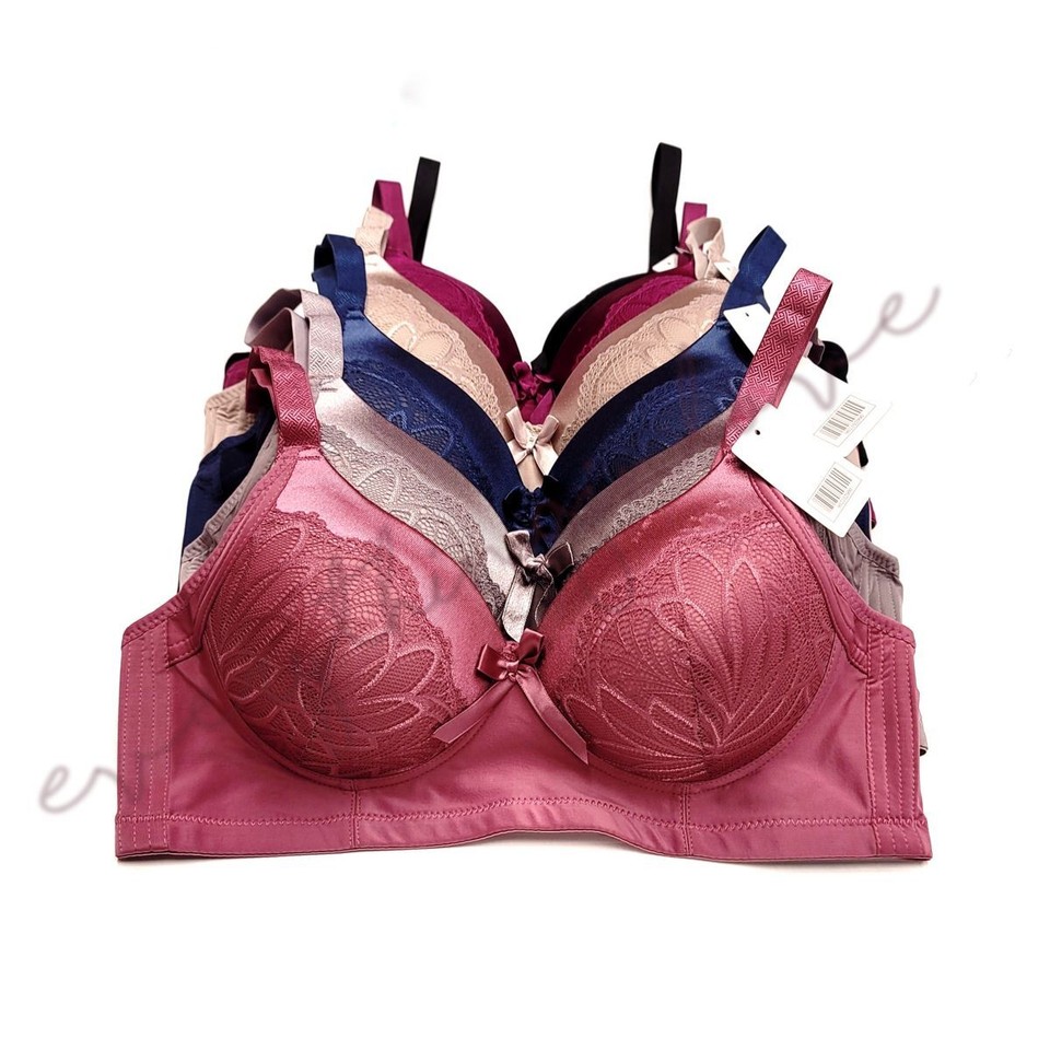 Women Full Coverage Comfort Side Support 3Hook Light Padded Unlined ...