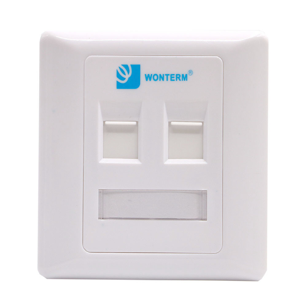 RJ 45 CAT 5E / CAT 6 wall plates / face plate kit (1pcs - 2pcs) | eBay