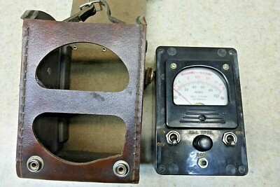 Vintage Bell System Ohm Meter-Heavy Leather Case | eBay