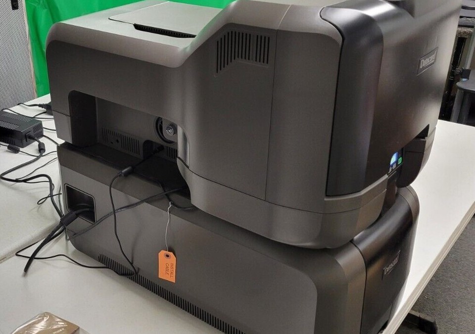 Datacard CE870 Card Embosser Topper Indenter Mag Encode +SOFTWARE ...