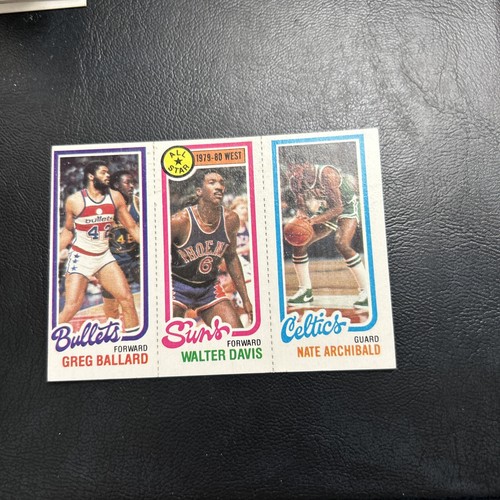Greg Ballard Walter Davis Nate Tiny Archibald 1980 81 Topps All Star Cb41a-5 | eBay