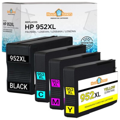 952 952XL Ink Cartridge for OfficeJet Pro 8717 8702 8710 8210 8715 8720 ...