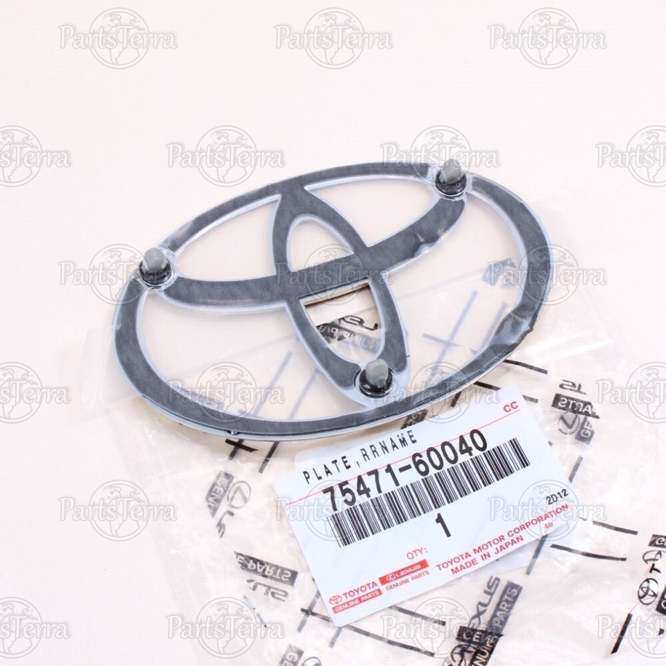 1998-2007 Toyota Land Cruiser Rear Body Gold Logo Emblem | 7547160040 ...