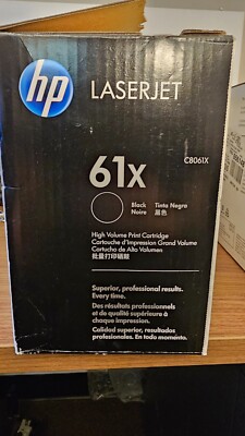 OEM HP 61x (C8061X) Black Toner High Volume Print Cartridge | eBay
