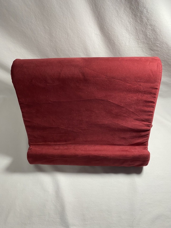 Pillow Pad Red Multi Angle Soft Tablet & Ipad Stand Cushioned Wedge ...