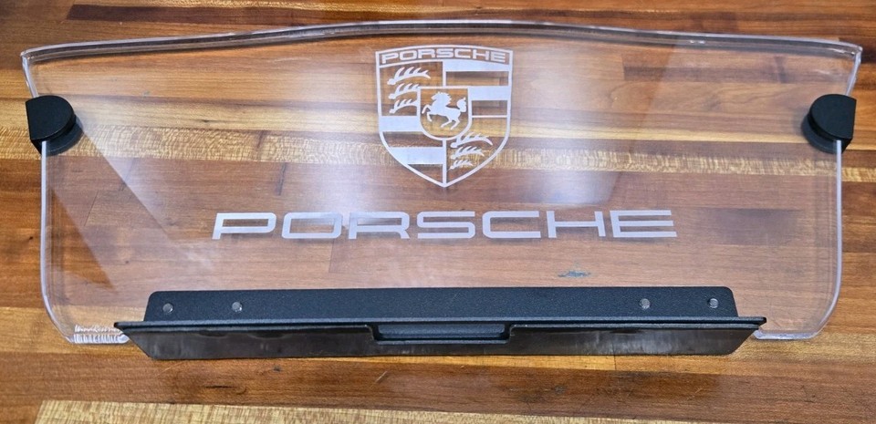 97-04 Porsche Boxster 986 Convertible Wind Screen Deflector Glass Panel ...