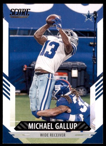 2021 Panini Score Michael Gallup Dallas Cowboys #293 | eBay