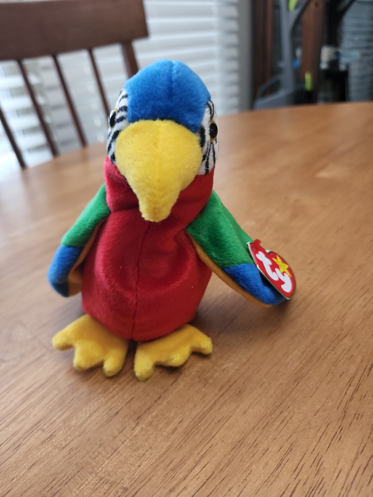 Ty 4197 Beanie Baby Jabber The Parrot Tropical Bird 8421041978| eBay