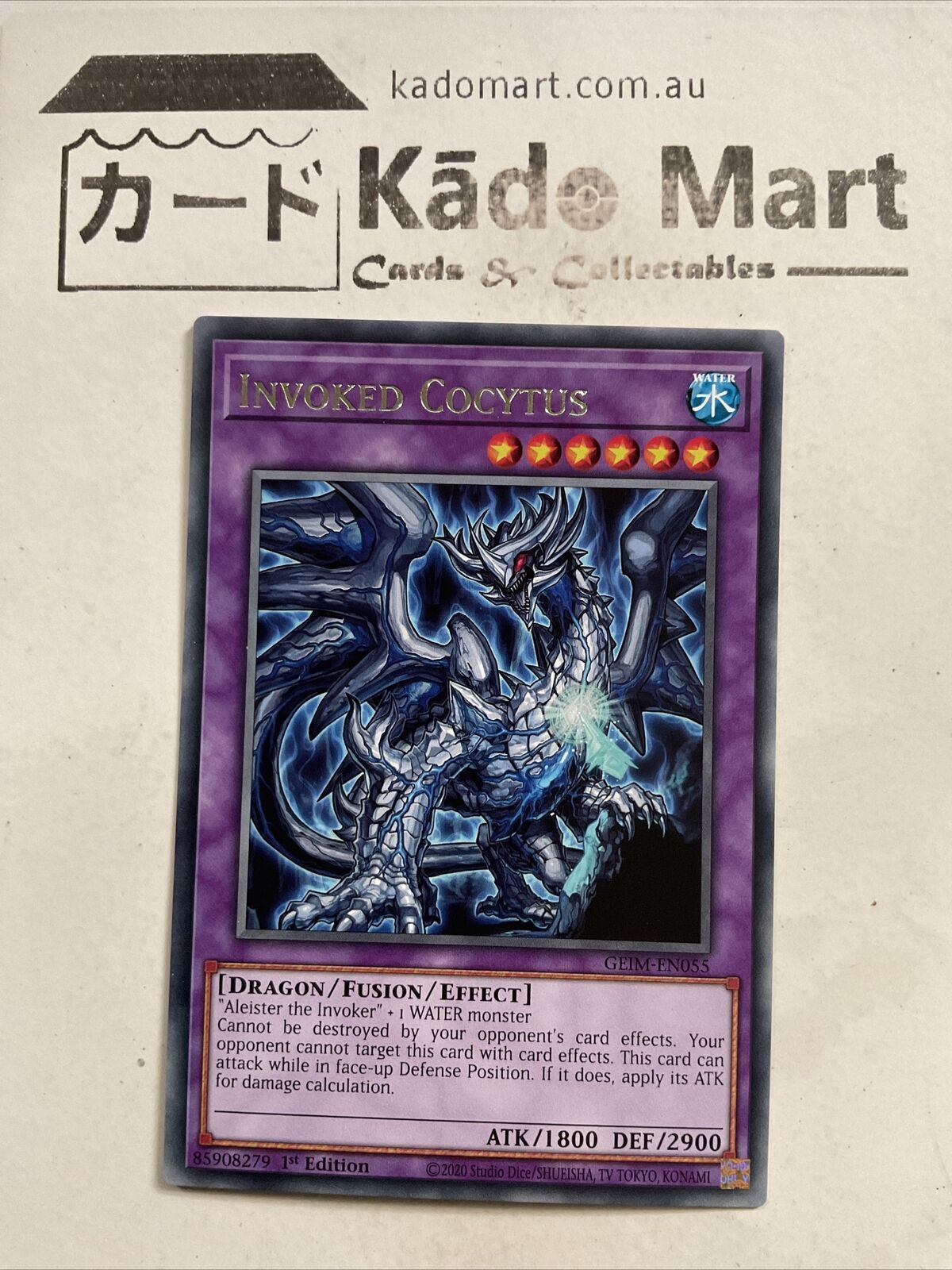 Invoked Cocytus GEIM-EN055 Rare 1st Edition YuGiOh TCG Card | eBay