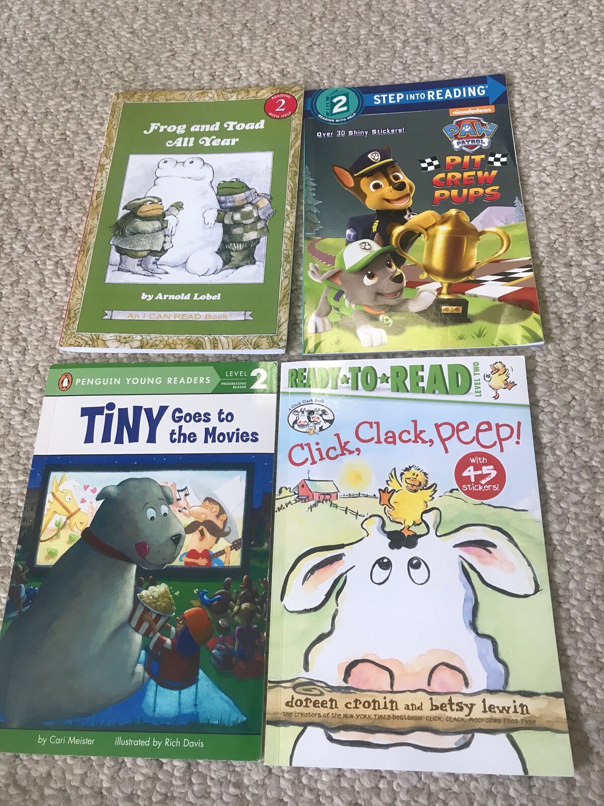 Lot of 4 Level 2 Books - Reading with Help - Ready to Read Books | eBay
