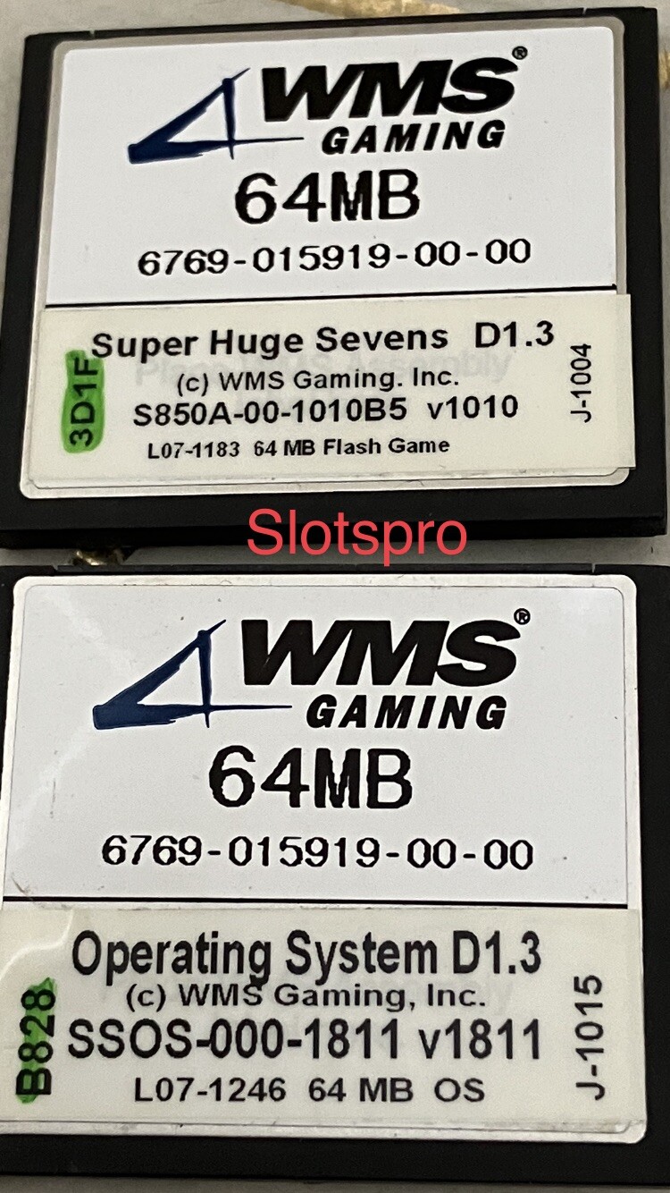 WMS BB1 Slot Machine Software Game Super Huge Sevens Slot Software Wms ...