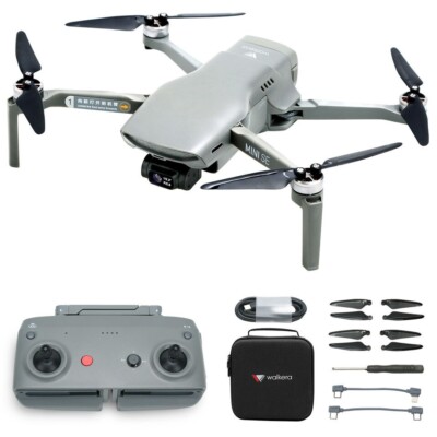 Walkera Foldable GPS Drone T210 mini SE with 4K HD camera, 2 batteries ...