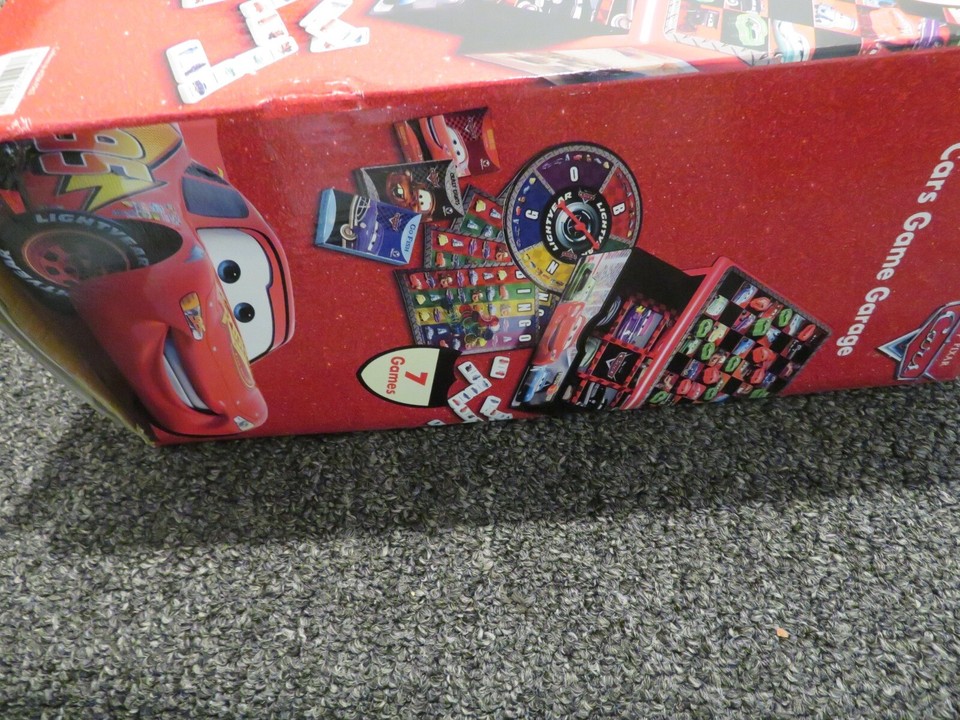 Disney Pixar Cars Supercharged 7 Games Wooden Game Garage by Cardinal ...