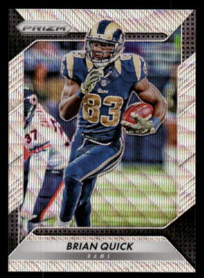 2016 Panini Prizm - Brian Quick #123 St. Louis Rams - Blue Wave Prizm ...
