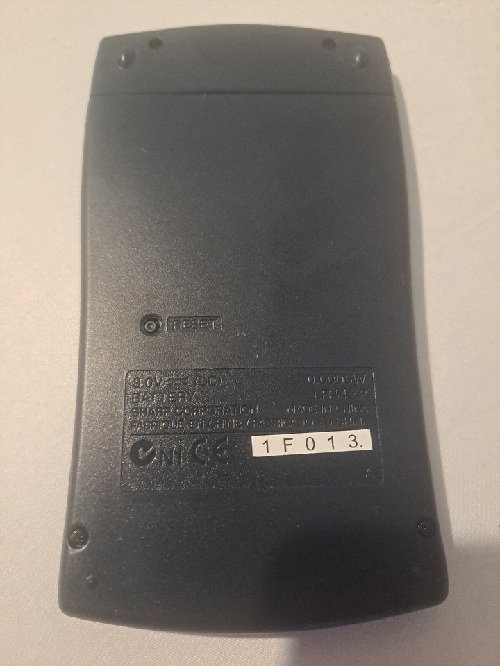 SHARP EL-501W Scientific Calculator w/ Cover Tested and working | eBay