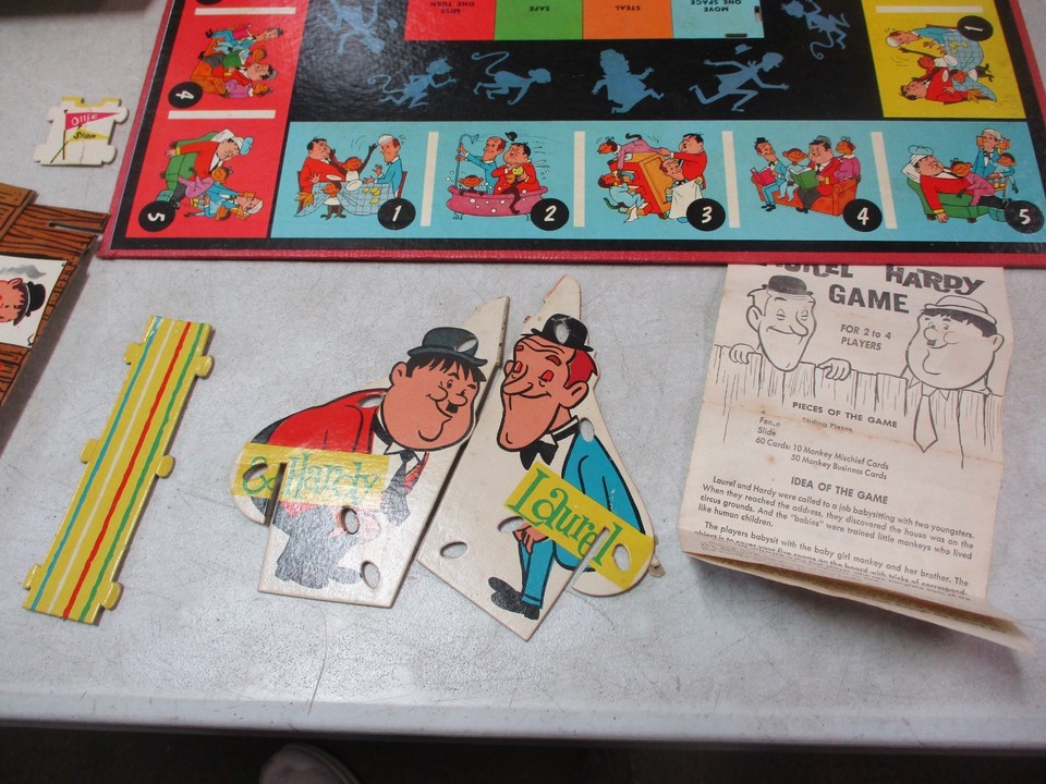 1962 Transogram Laurel and Hardy Board Game | eBay