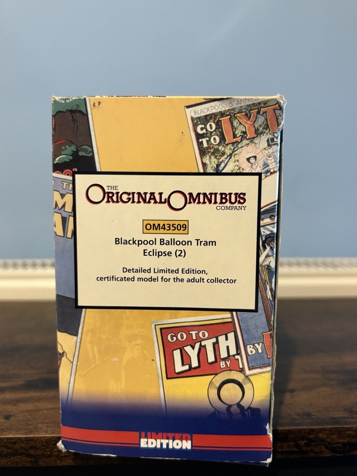 Corgi Blackpool Balloon Tram Eclipse(2) Circus Musical Limited Edition ...