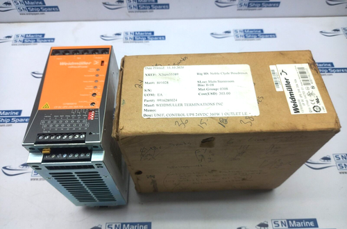 Weidmuller 1370050010 DC Uninterrupted Power Supply UPS 24Vdc 360W 20A ...