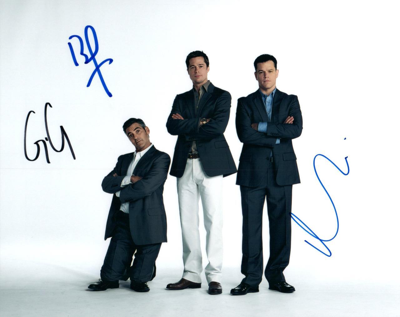 George Clooney Damon Pitt signed 8x10 Picture autographed Photo Nice ...