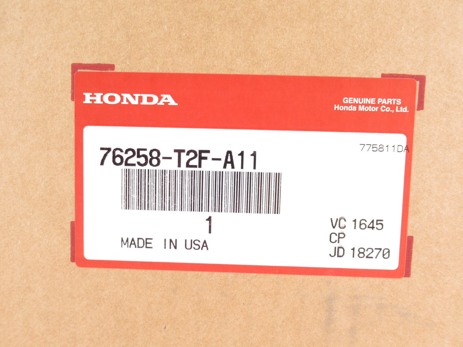 Genuine OEM Honda 76258-T2F-A11 Driver Side Mirror Base 2013-2017 ...