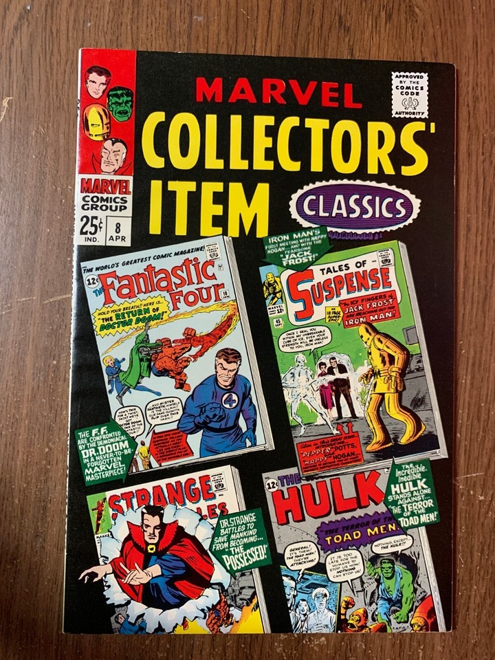 Marvel Comics Group Marvel Collectors' Item Classics Comics Each Sold ...