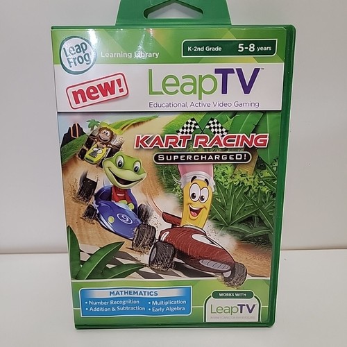 Leap Frog Leap TV Kart Racing Supercharged Educational Video Game 5-8 ...