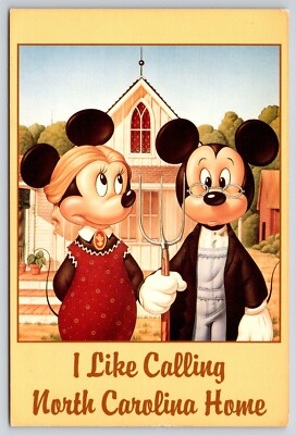 Disney Mickey & Minnie Mouse I Like Calling North Carolina Home ...