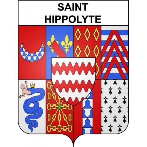 Saint-Hippolyte 17 ville sticker blason écusson autocollant adhésif | eBay