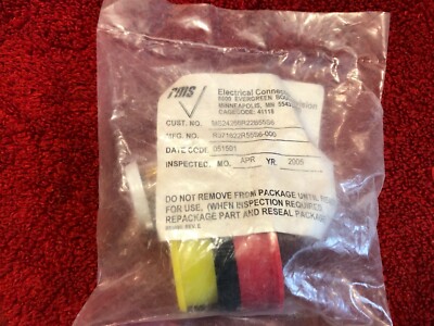 RMS CANNON CIRCULAR PLUG CONNECTOR P/N R071622R55S6-000 WTH PINS NEW ...