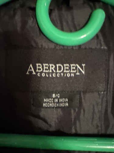 Aberdeen Wool Blend Bomber Jacket Flight Coat Mens Small Insulated ...