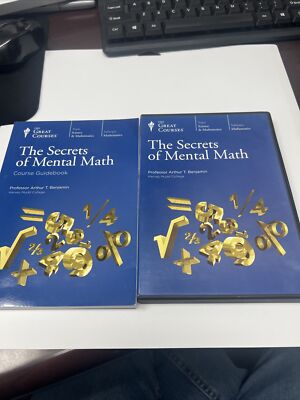 (s1) The Great Courses The Secrets of Mental Math Course Guidebook DVDs ...