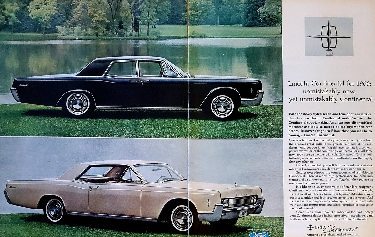 1966 Lincoln Continental Coupe 1966 Lincoln Continental Classic Cars
