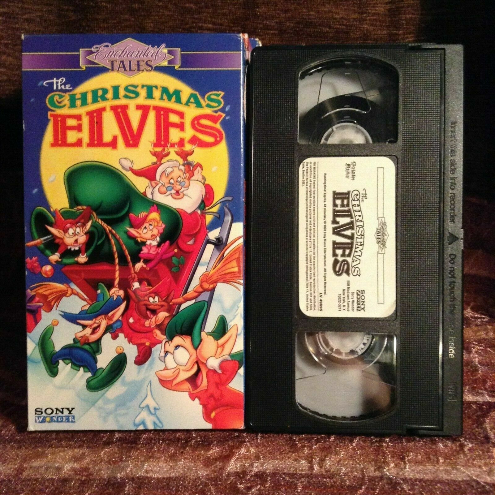 The Christmas Elves ~Enchanted Tales Series ~ Sony Wonder- Rare VHS ...