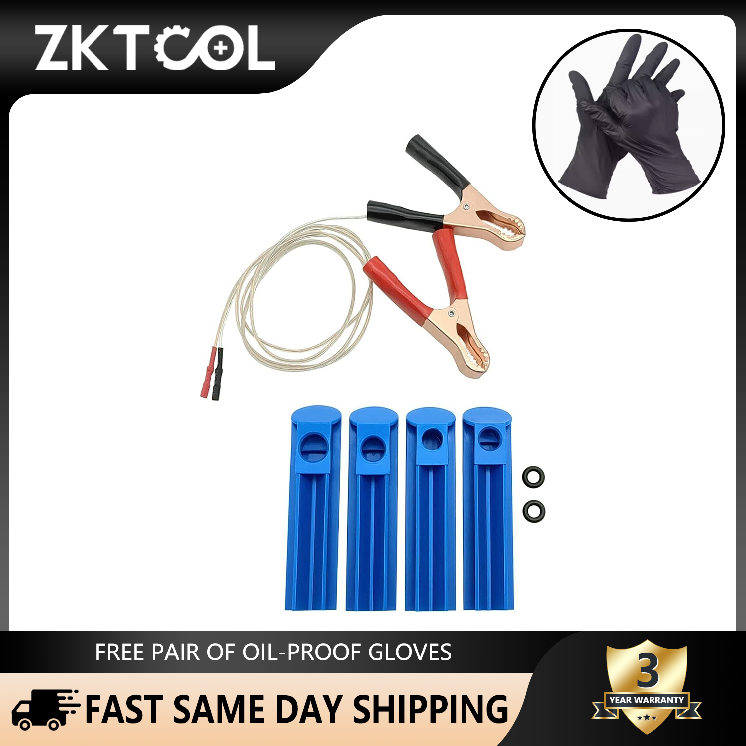 Universal Fuel Injector Flush Cleaner Adapter DIY Kit Car Cleaning Tool ...