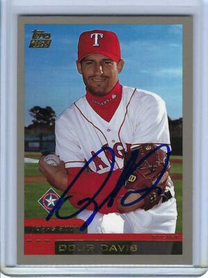 TEXAS RANGERS DOUG DAVIS 2000 TOPPS TRADED SIGNED CARD # T78 AUTO | eBay