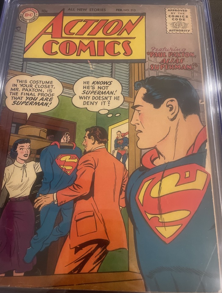 Action Comics Superman #213 1956 CGC 4.5 | eBay