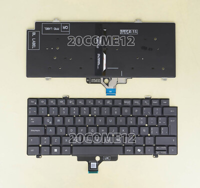 New for DELL Precision 3490 of year 2024 Keyboard Backlit Latin Spanish ...