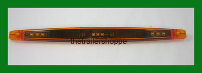 Amber 3 Light Combination Clearance ID Bar Sealed Marker 9 LED Trailer ...