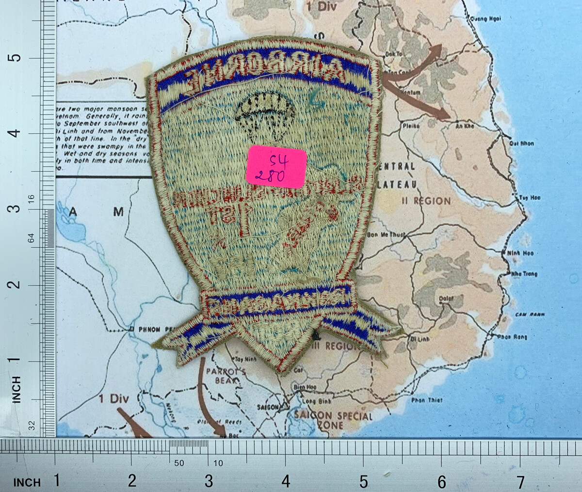 Patch , 187th , 101 AIRBORNE RECON , RAKKASAN , 187th PATCH , S4 | eBay