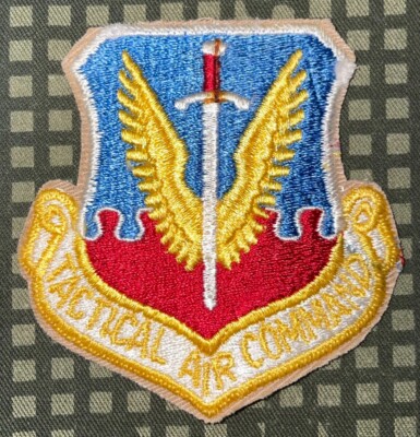 USAF Tactical Air Command Patch Sew-On Used B899 | eBay