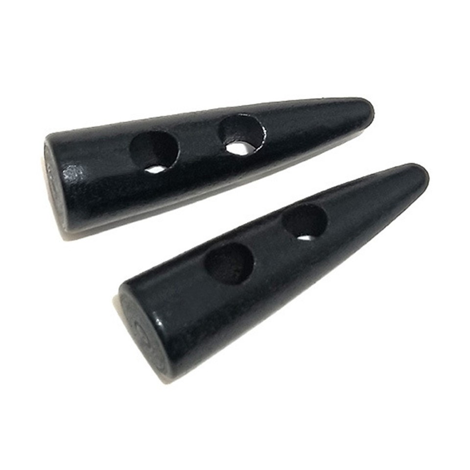 30pcs of One Bag Wooden Clothes Fastener 2 Holes Buttons Retro Olive ...