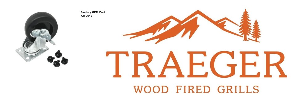Traeger Pellet Smokers Grill Factory OEM Caster Wheel Timberline ...