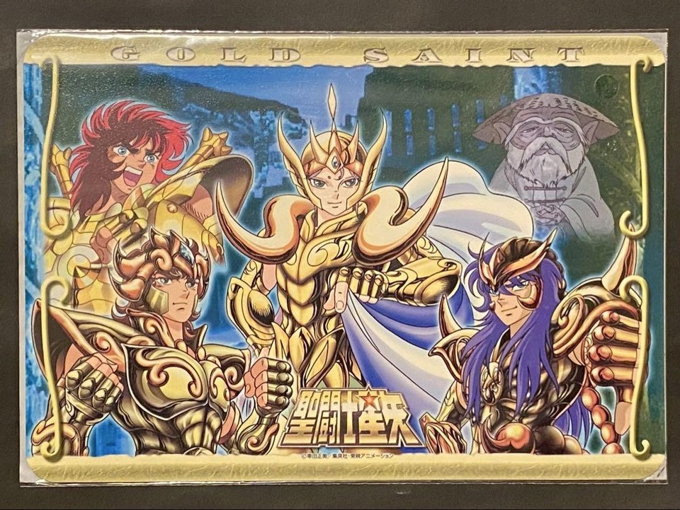 Paddas Saint Seiya 6-Type Mouse Pad Set Unused Blue/Colorful ...