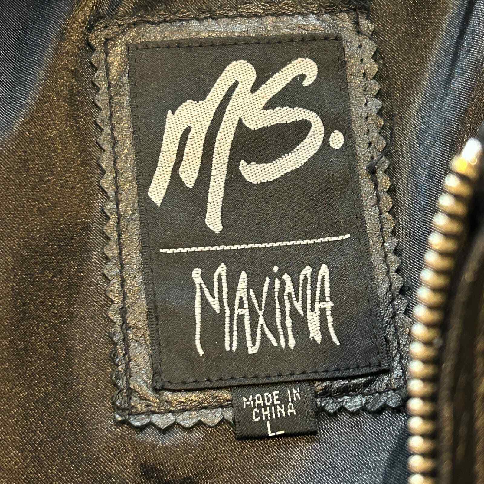Ms. Maxima 1990’s Black Leather Jacket - Gem